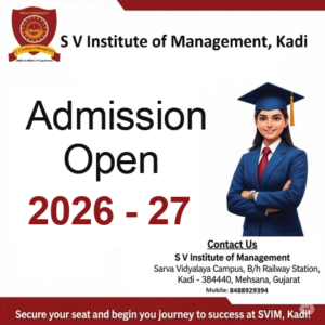 S. V. Institute of Management (MBA) – Kadi